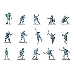 Airfix Vintage Classics WWII German Infantry Soldiers 1:72 Military Figures Plastic Model Kit A00705V