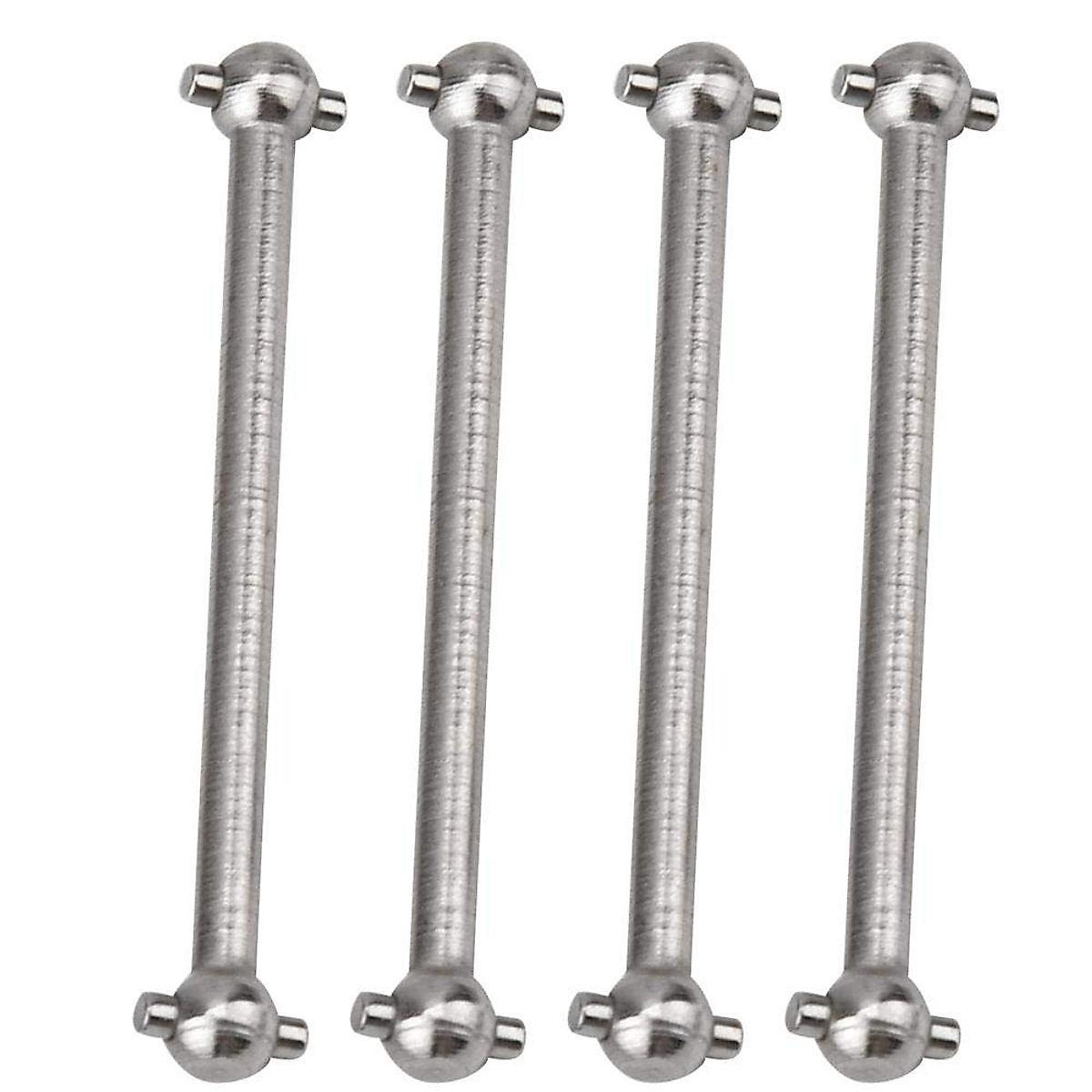 RC Car Drive Shafts, 4 Pcs Metal Dog Bone Drive Shafts for 1/18 RC Car AccessoryModel car Accessories