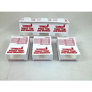 Insect Trap & Monitors 288i - No Chemicals !!!- Non-Toxic Glue Traps!! 5 Glue Boards / 15 Monitors