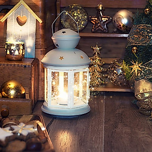 Abba Patio Battery Powered String Lights, 9.5ft 30 LED Star Decorative Lights Garden Home Party Wedding Festival Landscape, Warm White