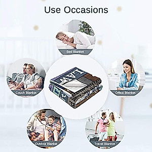 Mosslink Mother in Law Gifts from Daughter in Law, Throw Blanket Gifts for Mother in Law Gift for Birthday Christmas Mother’s Day, Flannel Fleece Soft Warm Cozy Blankets for Bed Sofa 60”x50”