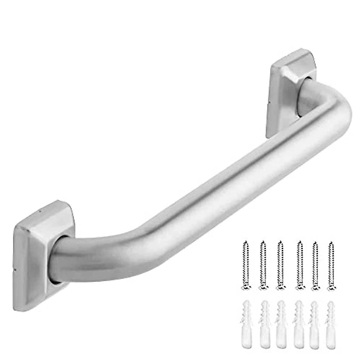 Bathroom Grab Bars Stainless Steel Handrail ADA Compliant 500lbs bathtubs and Showers Toilet Handle Safety for Handicap, Elderly, Disabled, Injury (12 inches)