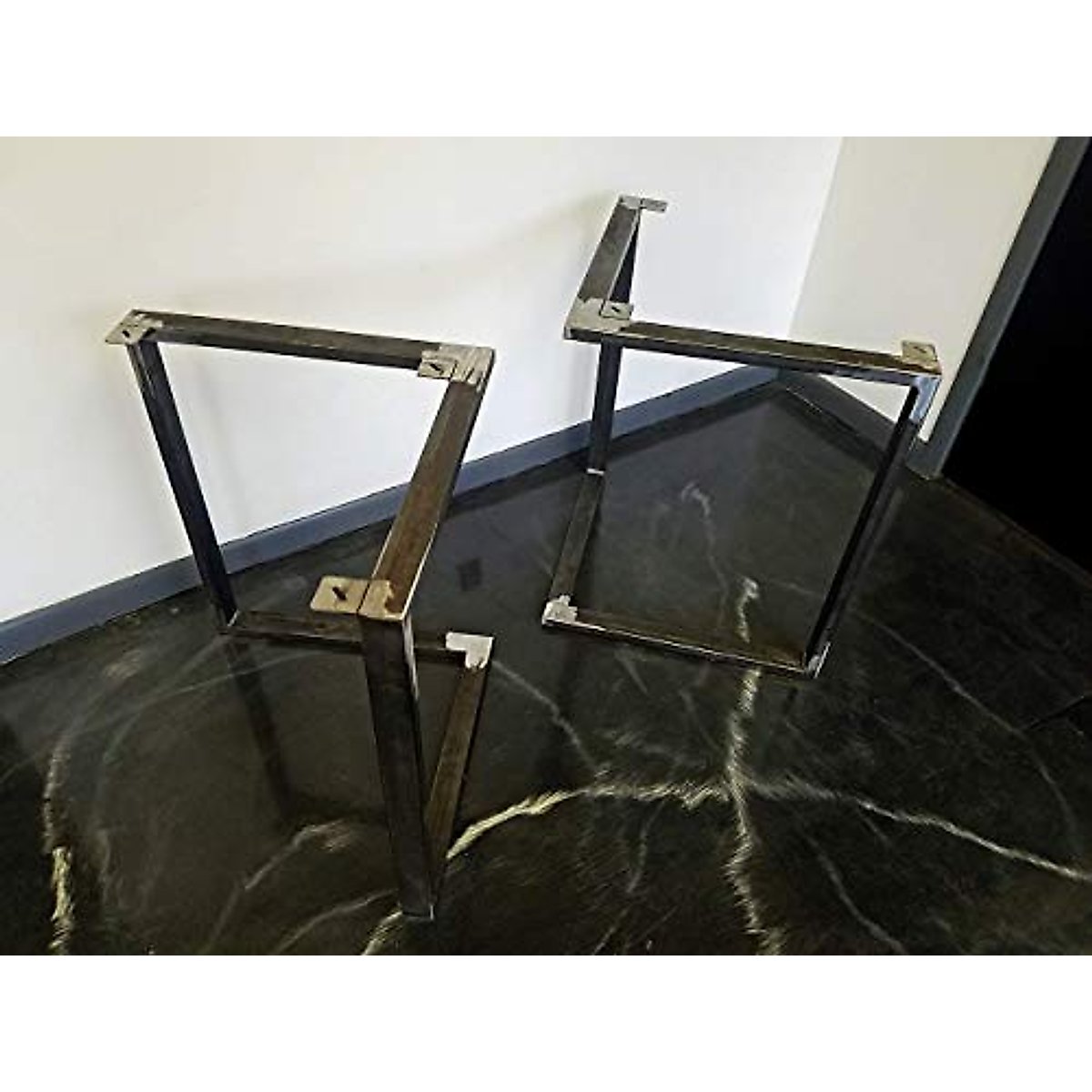 Metal Table Legs, Triangular Style - Any Size and Color