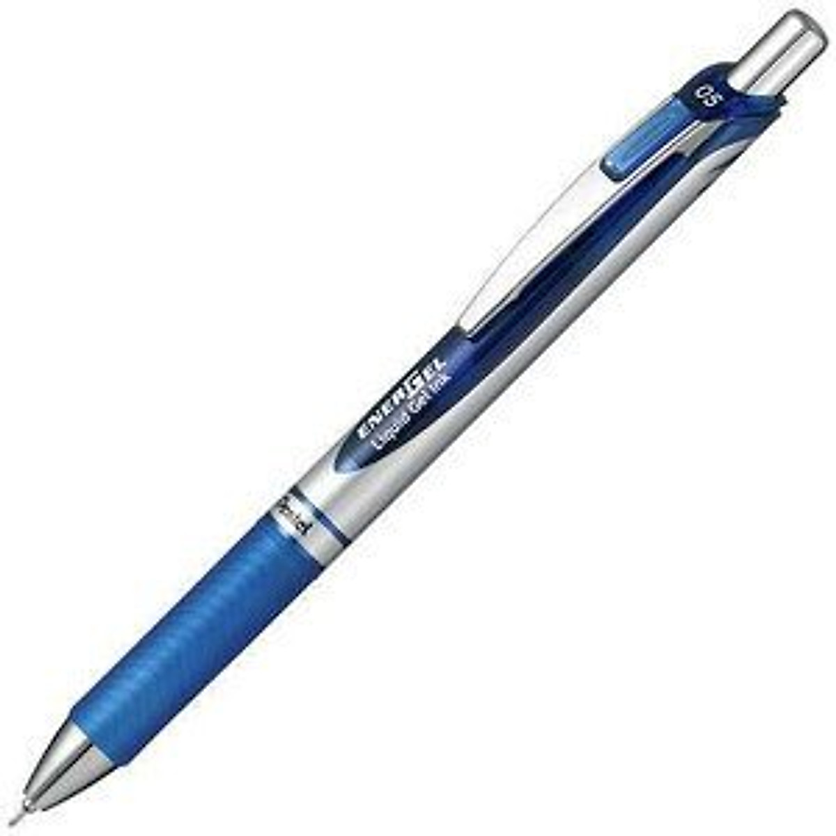 Pentel Energel Deluxe RTX Retractable Liquid Gel Pen, 0.5mm, Fine Line, Needle Tip, Blue Ink-value Set of 3(with Values Japan Original Discription of Goods)
