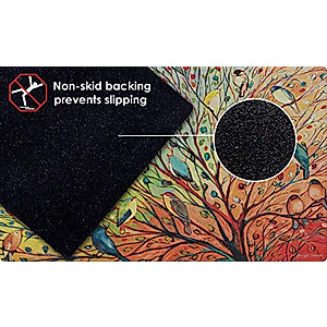 Toland Home Garden 800038 Tree Birds Bird Door Mat 18x30 Inch Spring Summer Fall Outdoor Doormat for Entryway Indoor Entrance