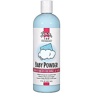 Top Performance Baby Powder Pet Conditioner, 17-Ounce, 17 Ounce