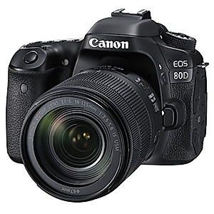 Canon EOS 80D lens kit EF-S18-135mm F3.5-5.6 IS USM--(Japan Import-No Warranty)