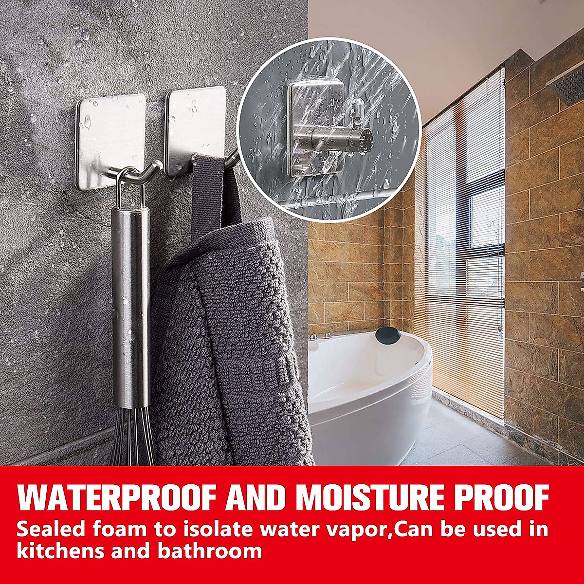 Double Sided Tape Heavy Duty, Waterproof Mounting Foam Tape, 33ft Length, 0.4in Width, Strong Adhesive Tape for LED Strip Lights, Automotive, Home, Office Decor, Outdoor, Made of 3M VHB Tape