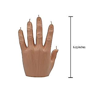 Bleeding Hand Candle Bloody Palm Wax Light Halloween Horror Decoration Prop