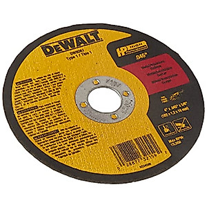 DEWALT DW8061 4-Inch by .045-Inch by 5/8-Inch A60T Abrasive Metal/INOX Cutting Wheel