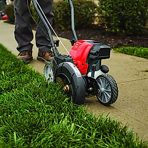 CRAFTSMAN CMXGKAME30A 30cc 4-Cycle Gas Powered Grass Lawn Edger-Easy Start Technology-Ideal for Small to Medium Sized Gardens, Liberty Red