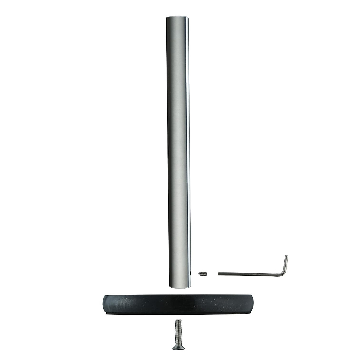 Hand Towel Rack Stand, Bathroom Countertop Towel Holder,Marble Base, Green Base,SUS304 Stainless Steel Matte Black Rod, G370C