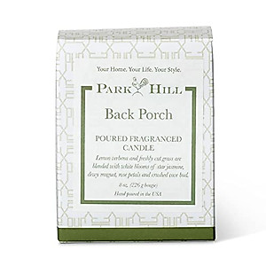 Park Hill Collection Home Fragrance Back Porch Boxed Poured Glass Candle