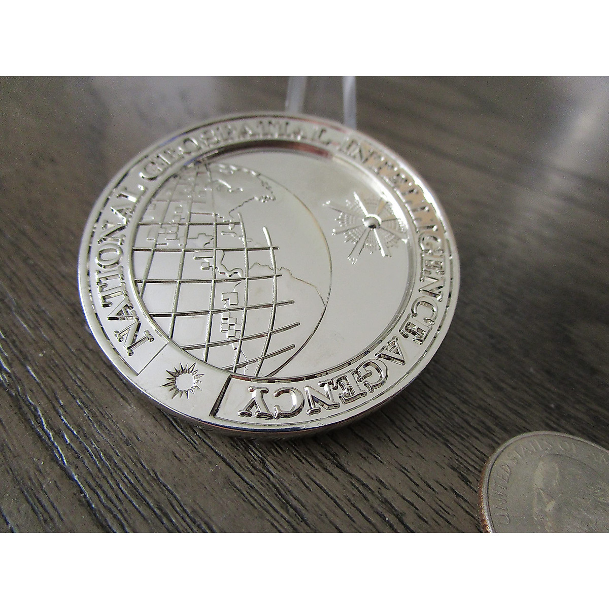 Oneworldtreasures Department of Defense NGA National Geospatial Intelligence Agency Challenge Coin.