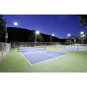 LEONLITE Dimmable 300W LED Parking Lot Light Slip Fitter Mount Dusk to Dawn, UL Listed, 100-277V, 39,000LM, Commercial LED Area Light for Street, Yard, Sports Courts, IP65, 5000K Daylight, Pack of 2