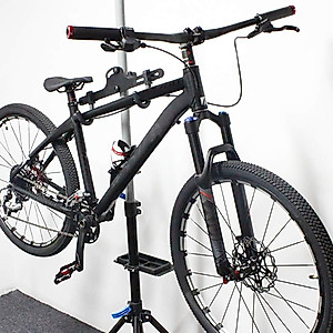 【US STOCK】 LUTU 26/27.5/29 Air MTB Suspension Fork, Rebound Adjust Straight Tube 28.6mm QR 9mm Travel 120mm Manual/Crown Lockout Mountain Bike Forks, Ultralight Gas Shock XC Bicycle (Black, 27.5)