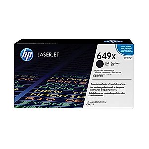 Original HP 649X Black High-yield Toner Cartridge | Works with HP Color LaserJet Enterprise CP4525 Series | CE260X