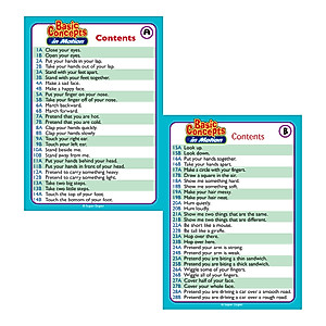 Super Duper Publications | Basic Concepts in Motion Fun Deck Flash Cards | Educational Learning Resource for Children