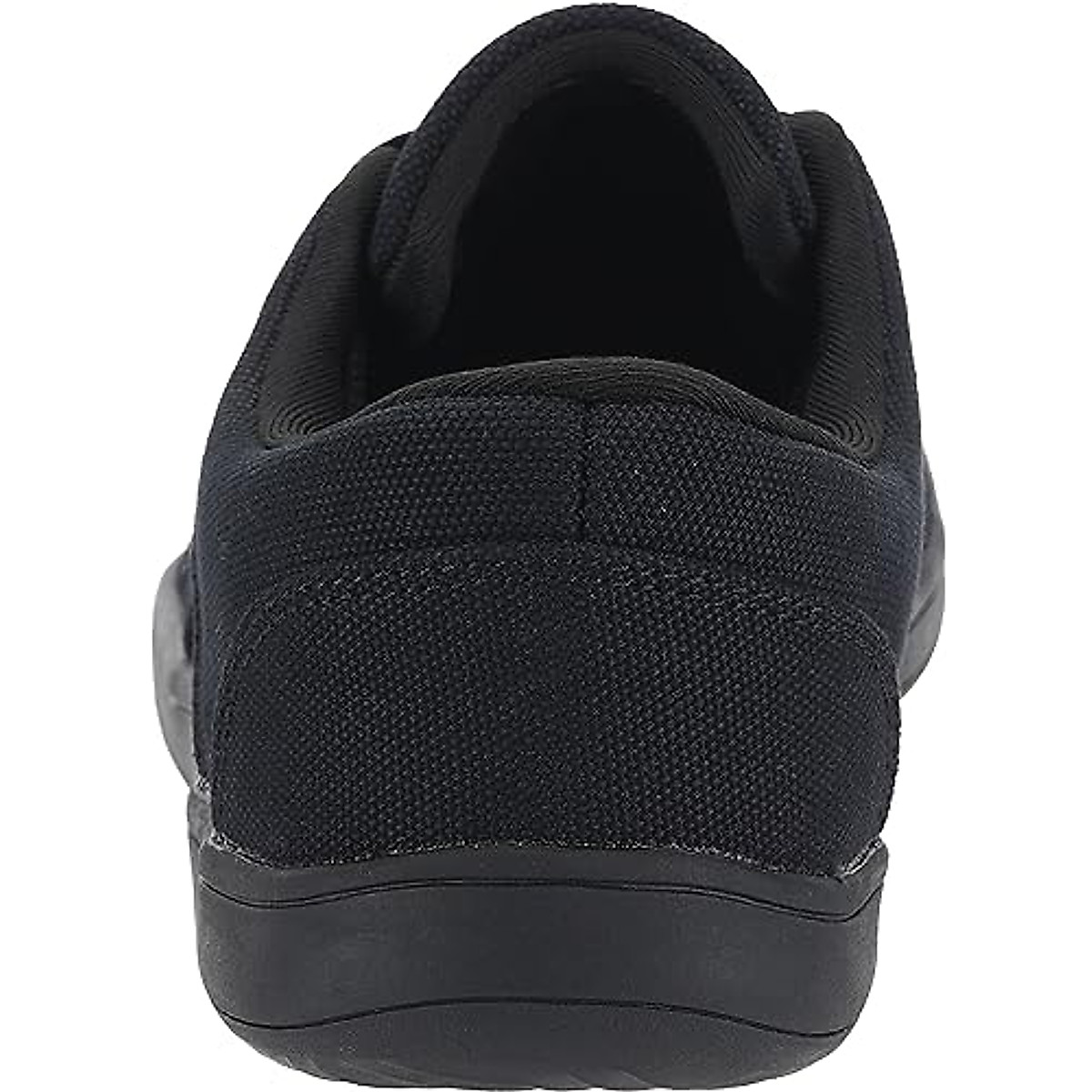 WHITIN Men's Wide Toe Box Canvas Barefoot Minimalist Shoes Zero Drop Sneaker Extra Width Size 13 Gym Tennis Male Casual Weightlifting Black 47