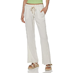 Roxy Women's Oceanside Pant, Sea Salt X-Large