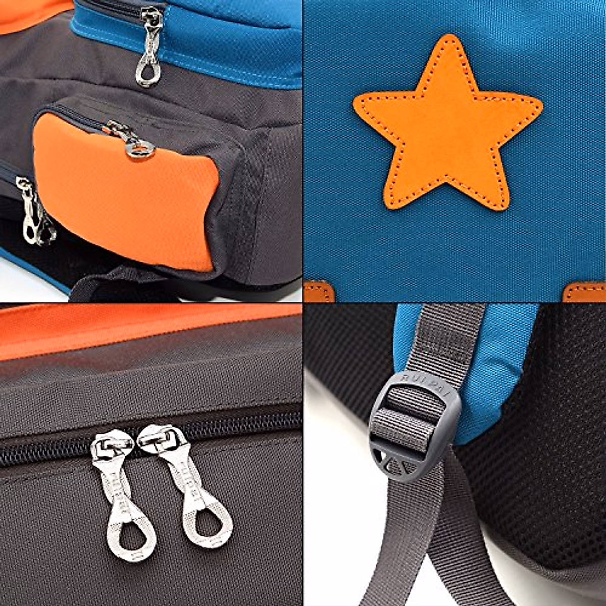 ArcEnCiel Kid's Backpack (Orange and Green)