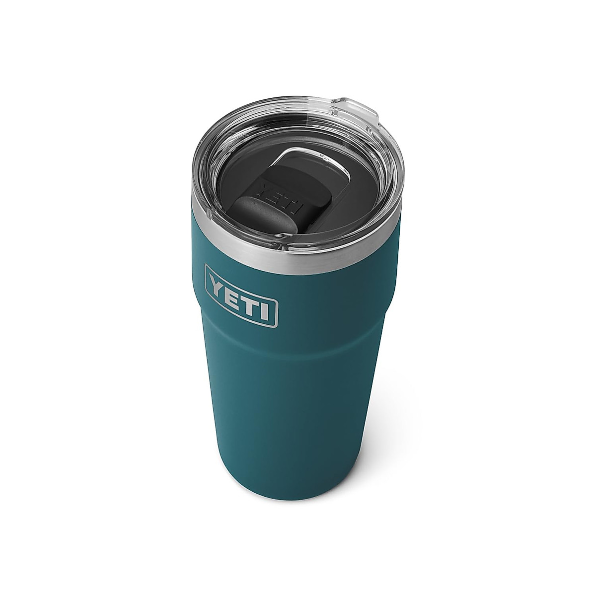 YETI Rambler 20 oz Stackable Tumbler, Stainless Steel, Vacuum Insulated with MagSlider Lid, Agave Teal