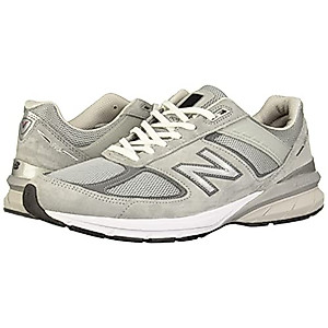 New Balance Men's Made in US 990 V5 Sneaker, Grey/Castlerock, 11