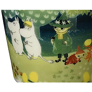 山加商店 Yamaka Shoten MM3201-35 Moomin Luonto Mug, Large, 16.9 fl oz (500 ml), Hill, Green, Moomin Goods, Scandinavian, Gift, Large, Tableware, Made in Japan