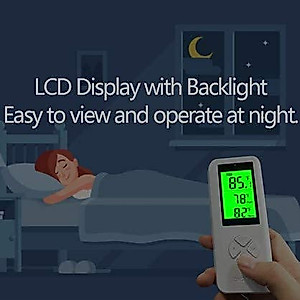 WTC100 Wireless Temperature Controller Digital Plug-in Thermostat Outlet Remote Control Heating Cooling Mode for Window A/C Fan Heater Greenhouse Homebrewing Reptile (Built-in Temp Sensor)