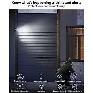 MUBVIEW Security Cameras Wireless Outdoor - 2 Pack Outdoor Camera Wireless 2K Battery Powered Security Camera Outdoor & Indoor, WiFi Home Camera with Spotlight/Siren/AI Motion Detection/2-Way Talk