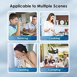 Waterdrop 15UA Under Sink Water Filter, NSF/ANSI 42 Certified, Reduces PFAS, PFOA/PFOS, Lead, Chlorine, Odor, Under Sink Water Filter System