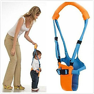 Adjustable Baby Walker Toddler Walking Assistant Harness Hand-Held Baby Walking Learning Helper Breathable Infant Leashe Walking Belt for for 0-24 Month Unisex Children