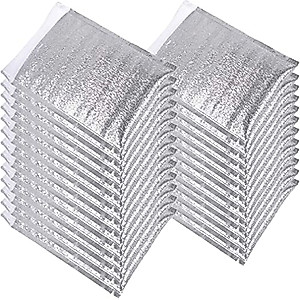 SMILCO Reusable Insulation Bags Thermal Box Liners Metalized Box Liners Lunch Food Box Shopping Bag Insulation Lining Waterproof Insulation Package (20 Pack/ 11 In x 15 In)