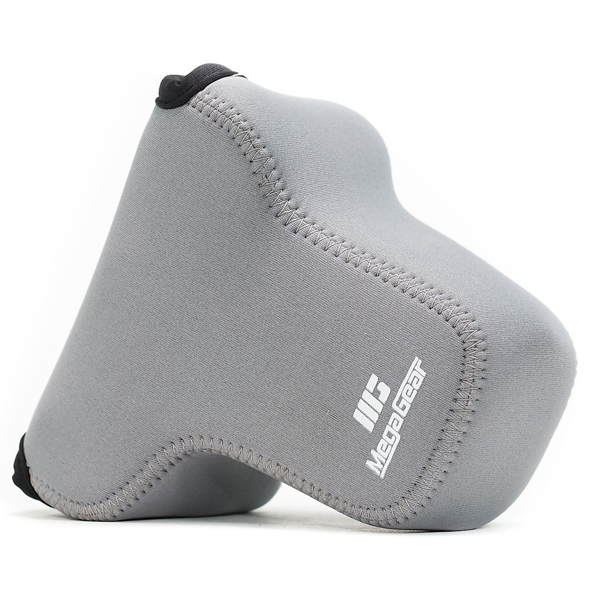 MegaGear MG581 Ultra Light Neoprene Camera Case compatible with Fujifilm X-T30 MII, X-T30, X-T20 (16-50mm / 18-55mm Lenses), X-T10 - Gray, PU Leather,Grey