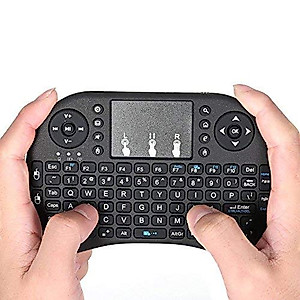 BFTECH 2.4GHz Mini Wireless Keyboard with Touchpad Mouse,Handheld Remote,Pi 2/3,KODI Android TV Box, HTPC/IPTV, Windows 7 8 10