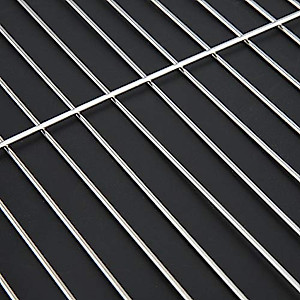 Agatige BBQ Grill Net, Stainless Steel Barbecue Wire Mesh Grill Grate Cooking Rack for Outdoor Garden Camping Hiking Picnic, 12 x 11 x 0.1 inch