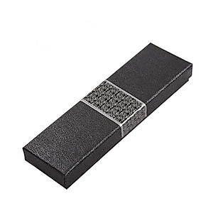 SEWACC 12 Pcs Black Colored Pencils Table Candle Holder Crayon Container Desk Containers Containers Fountain Pen Case Pen Pouch Makeup Containers Office Dining Table Packing Box