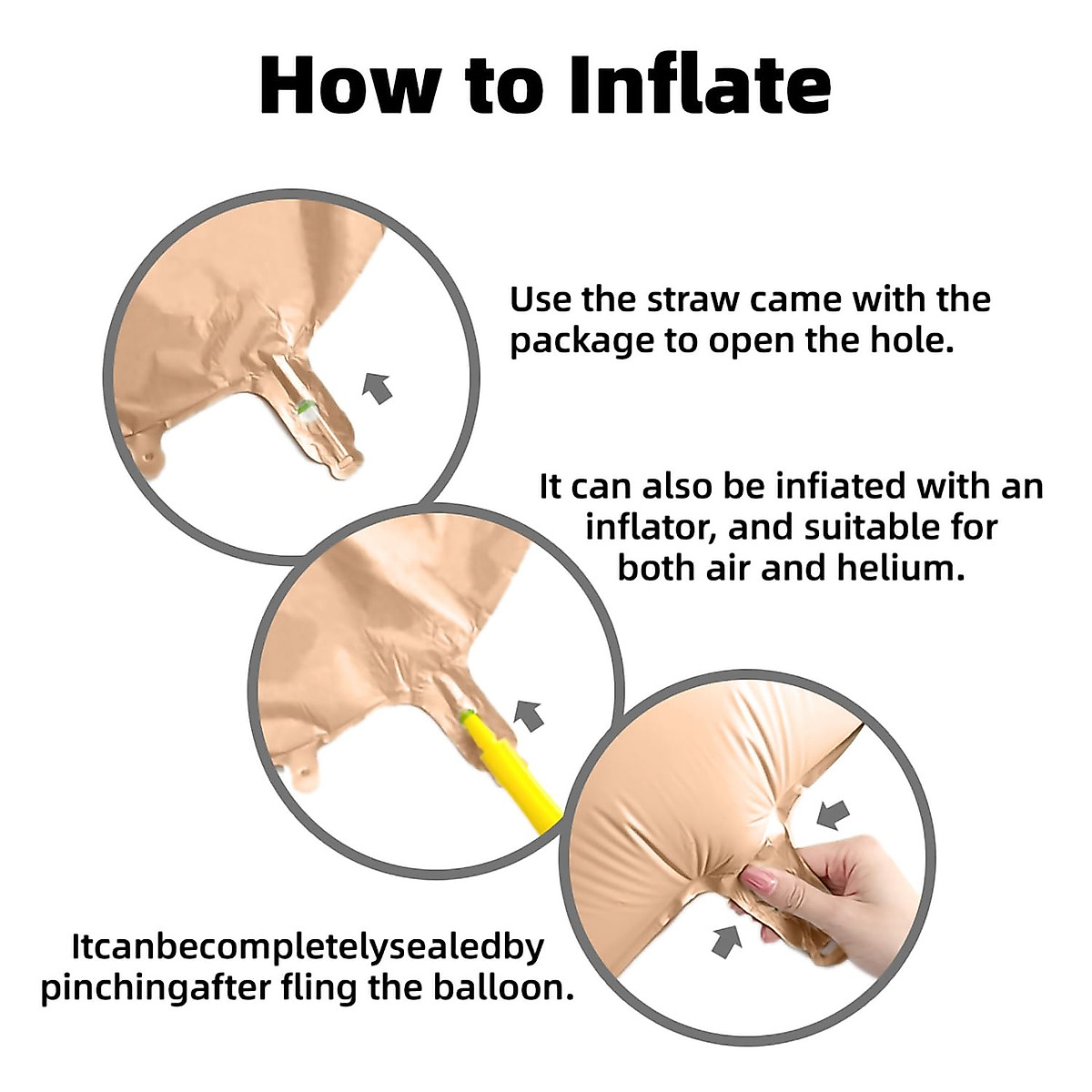 Number 50 Balloons 32 Inch Digital Balloon Alphabet 50th Birthday Balloons Digit 50 Helium Balloons Big Balloons for Birthday Party Supplies Wedding Bachelorette Bridal Shower, Caramel Number 50