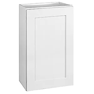 Design House 561704 Brookings Unassembled Shaker Tall Wall Kitchen Cabinet, 18x30x12, White