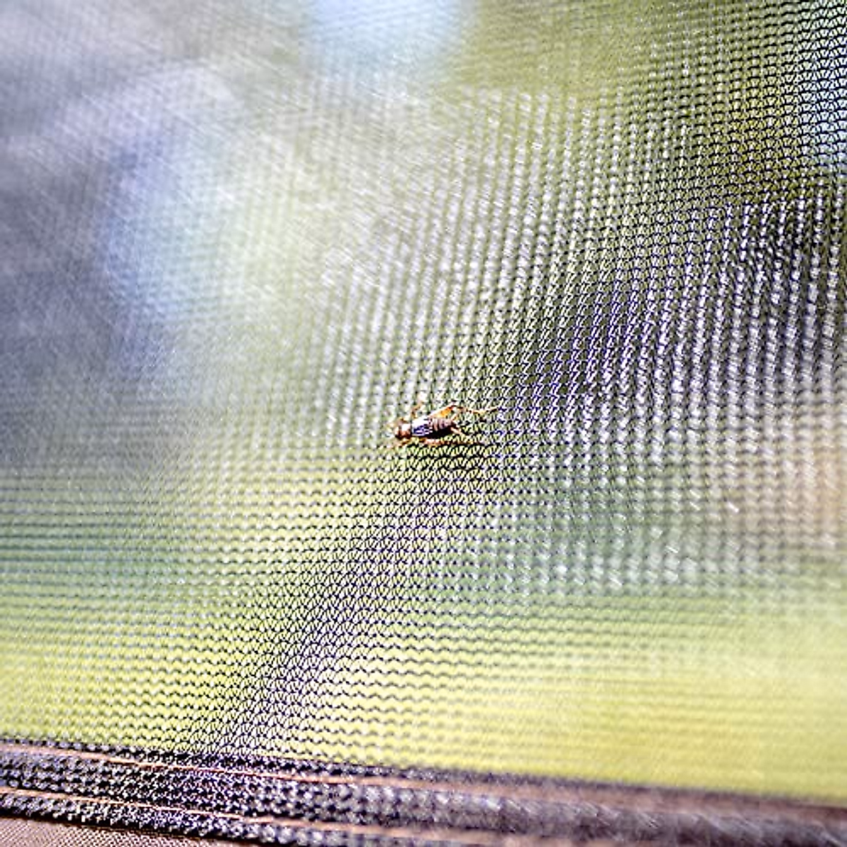 CLAM Quick-Set Escape Sky Camper 11.5 x 11.5 Foot Portable Pop-Up Outdoor Gazebo Screen Tent 6 Sided Canopy Shelter w/Ground Stakes & Carry Bag, Brown