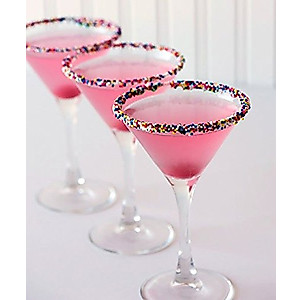 Greenco 3 Tier Bar Glass Rimmer Dish Set for Margarita Drink and Cocktail, Margarita Salt Rimmer, Black | Great For Cocktails Glasses | Bar Accessories | Bartending Supplies