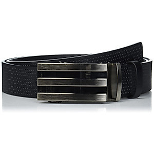 adidas 3-Stripes No Hole Black Mens Golf Belt, OSFM
