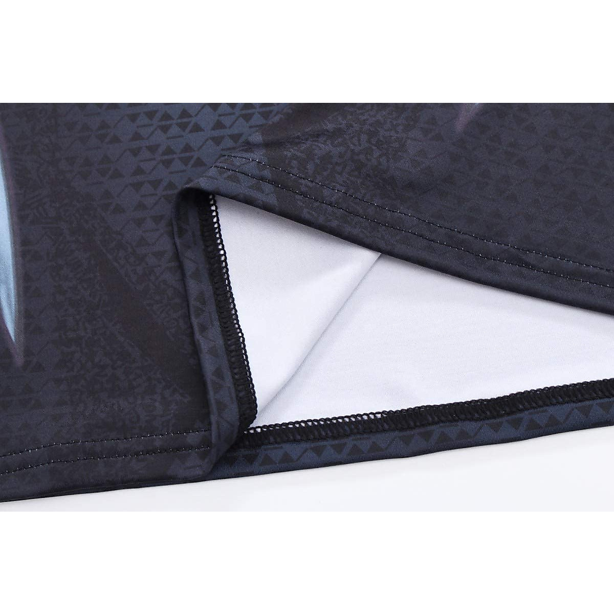 Red Plume Men's Muscle Tank Top Sleeveless T-Shirts Baselayer Tees Cool Dry Compression Shirts Running Sports Vest (Panther, L)