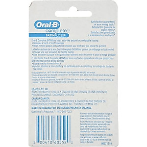 Oral-B 060552 Mint-Flavored Satin Dental Floss 12 pk