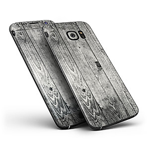 Design Skinz Design Skinz Dark Washed Wood Planks Full-Body Wrap Decal Skin-Kit for The Galaxy S7 Edge