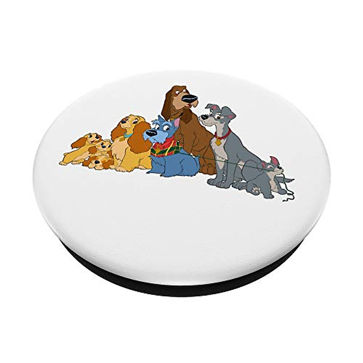 Disney Lady and the Tramp Dogs PopSockets PopGrip: Swappable Grip for Phones & Tablets
