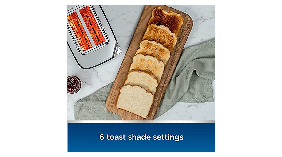Oster 2-Slice Toaster with Touchscreen & 6 Shade Settings