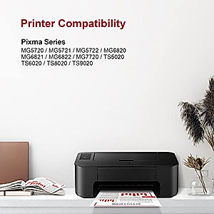 PGI-270XL CLI-271XL 5-Color Pack Compatible Ink Cartridge Replacement for Canon PGI270 XL CLI271 XL to Use with MG5720 MG5721 MG6820 MG6821 TS5020 TS6020 (1 PGBK, 1 Black, 1 Cyan, 1 Magenta, 1 Yellow)