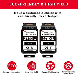 V-Surink High-Yield 245XL 246XL Ink Cartridge Replacement for Canon PG-245XL CL-246XL Compatible with Pixma MX490 MX492 MG2522 TS3122 TS3322 TS3320 TR4500 TR4520 TR4522 MG2500 Printer (1Black 1Color)