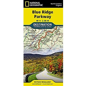 Blue Ridge Parkway Map (National Geographic Destination Map)